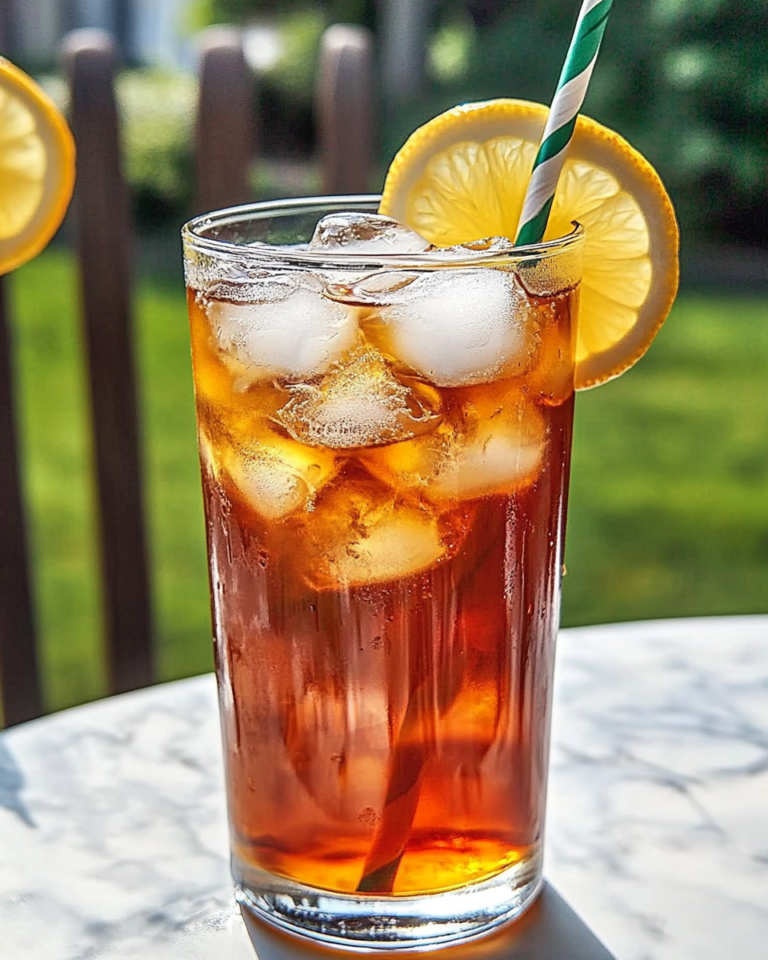 Freshly brewed iced tea - Tisha Recipes